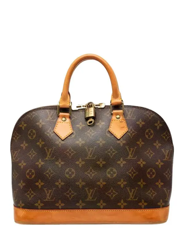 LOUIS VUITTON Monogram Alma Pm Handbag - Brown