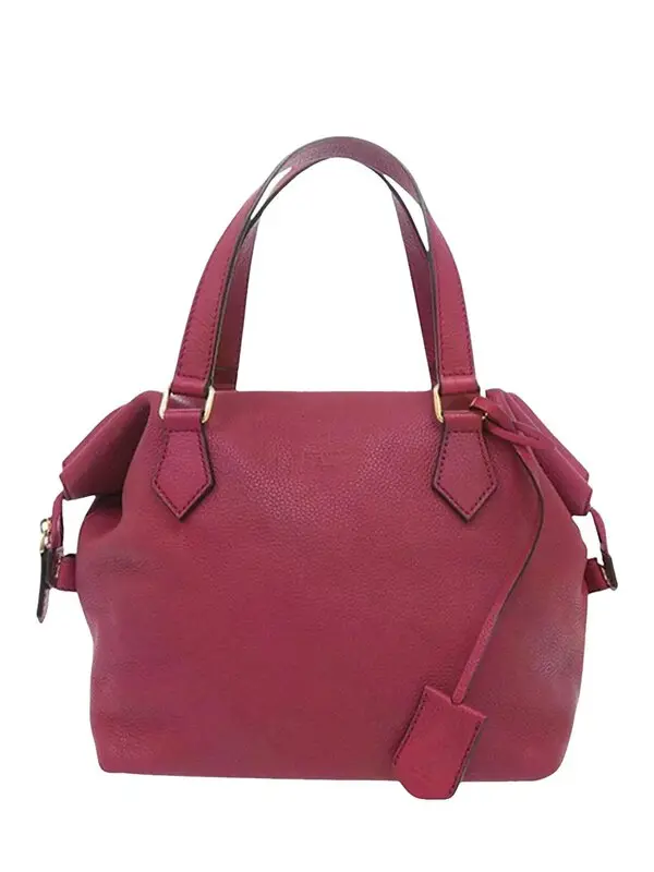 Fendi 2010-2026 Small Leather Double Handle Tote Bag - Pink