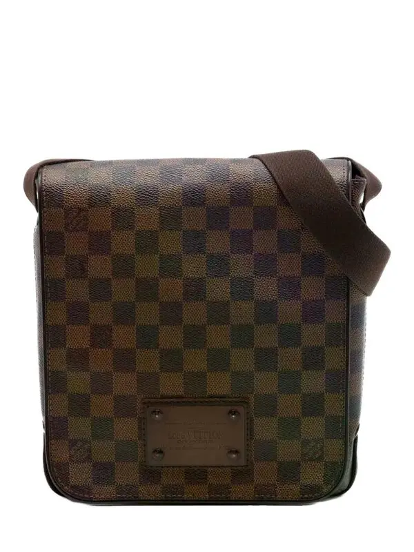 LOUIS VUITTON Damier Ebene Brooklyn Pm Crossbody Bag - Brown