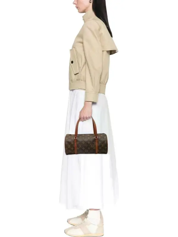 LOUIS VUITTON Monogram Papillon 30 Handbag - Brown