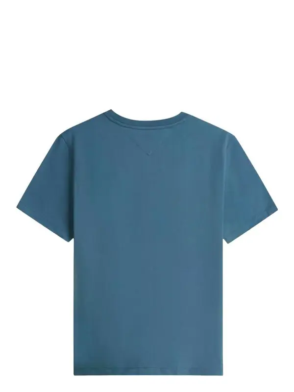 Tommy Hilfiger Logo-embroidered T-shirt - Blue
