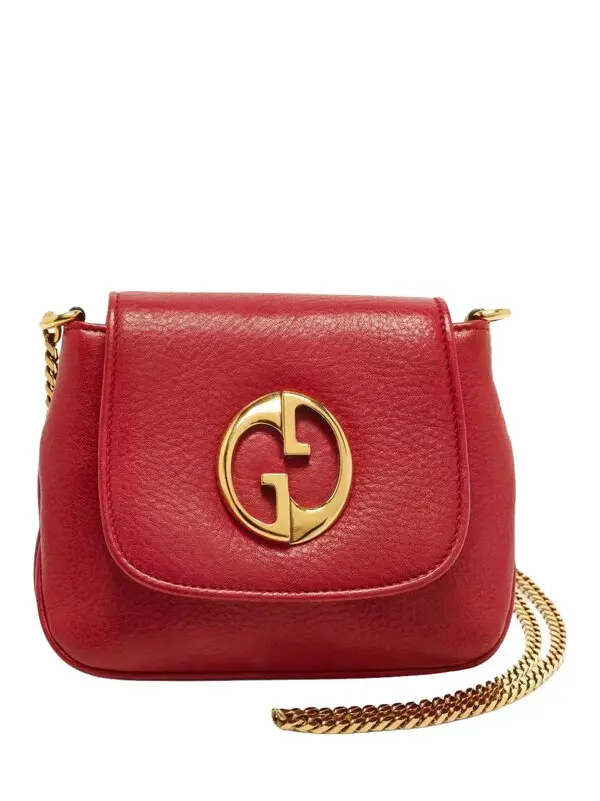 Gucci 1973 Chain Cross Body Bag - Red