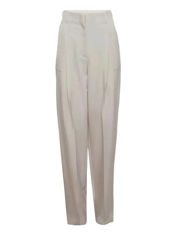 Stella McCartney Tailored Tapered-leg Wool Trousers - Grey
