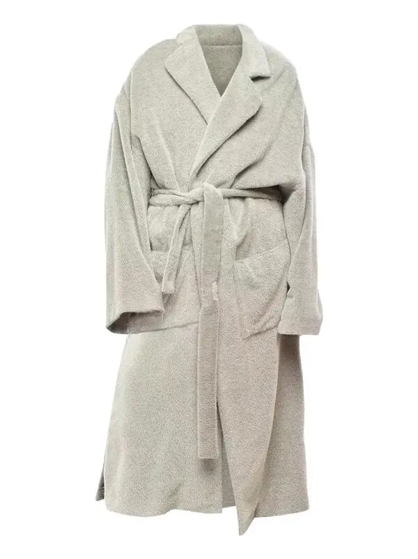 SUPER BLOND Mohair Coat - Grey