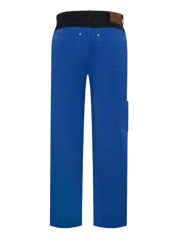 Loewe Contrast Waistband Trousers - Blue