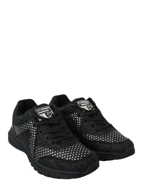 PLEIN SPORT Star-pattern Low-top Sneakers - Black