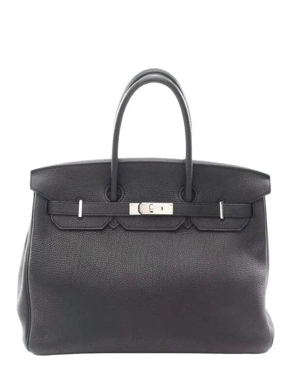 Hermès 2012 Birkin 35 Handbag - Black