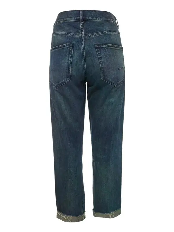 Dior Raw Edge Denim Jeans - Blue