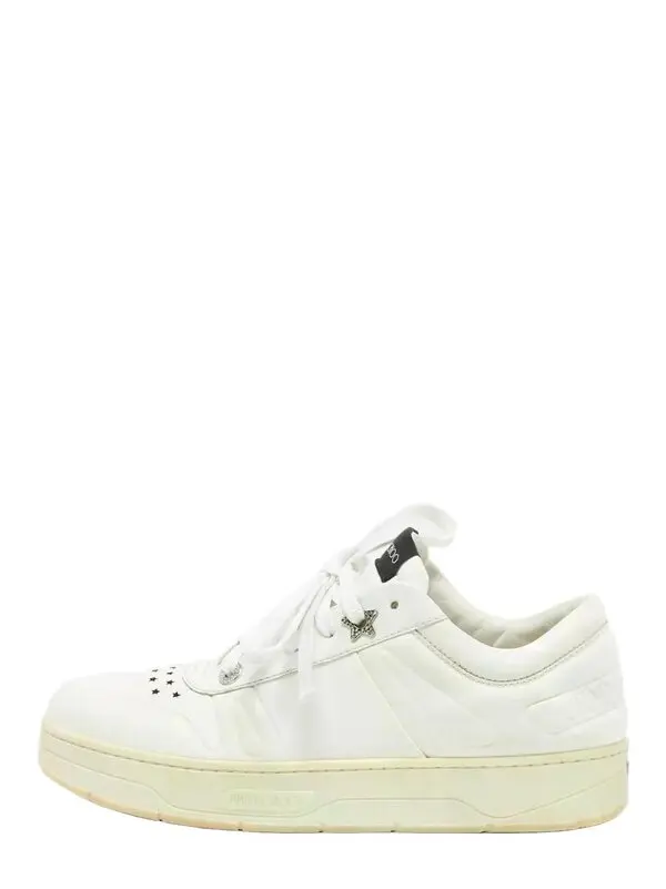 JIMMY CHOO Hawaii Low-top Sneakers - White