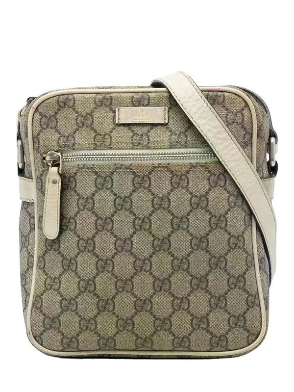 Gucci Gg Supreme Crossbody Bag - Neutrals