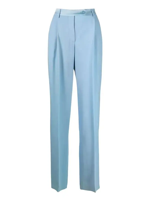 Alberta Ferretti High-waist Tailored Trousers - Blue