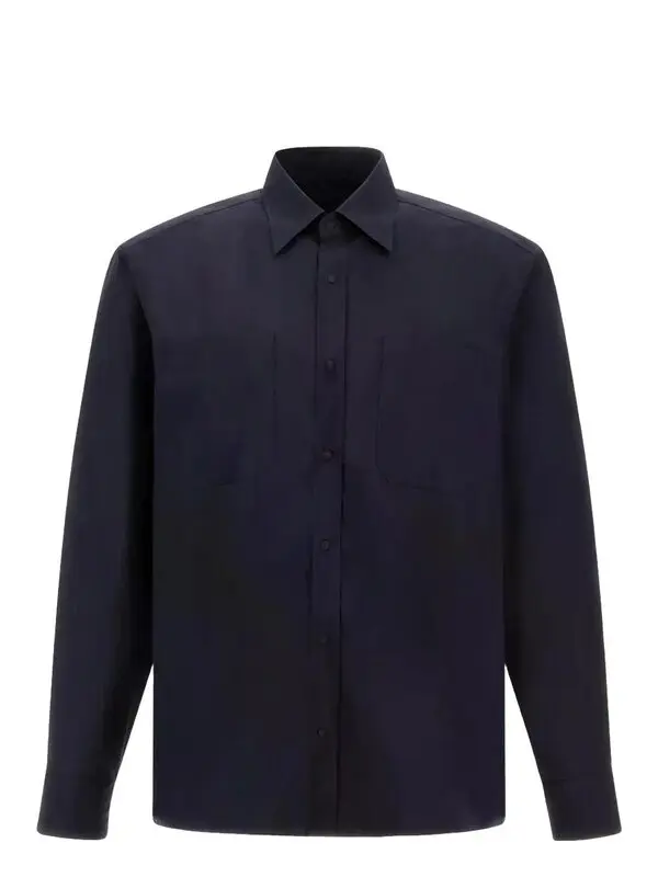Herno Resort Breast-pockets Shirt - Blue