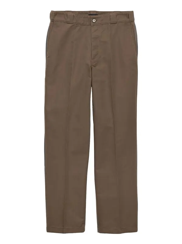 Prada Technical Canvas Pants - Brown