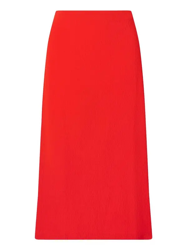 Tibi Stretch-crepe Midi Skirt - Red