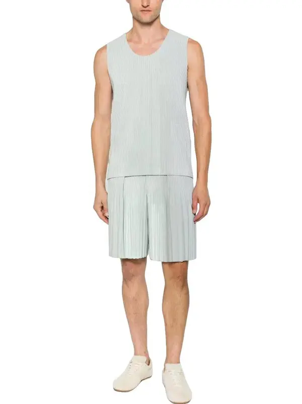 Issey Miyake Pleated Shorts - Grey
