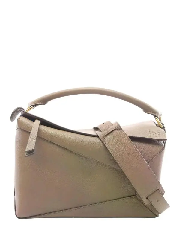 Loewe Medium Calfskin Satchel - Grey
