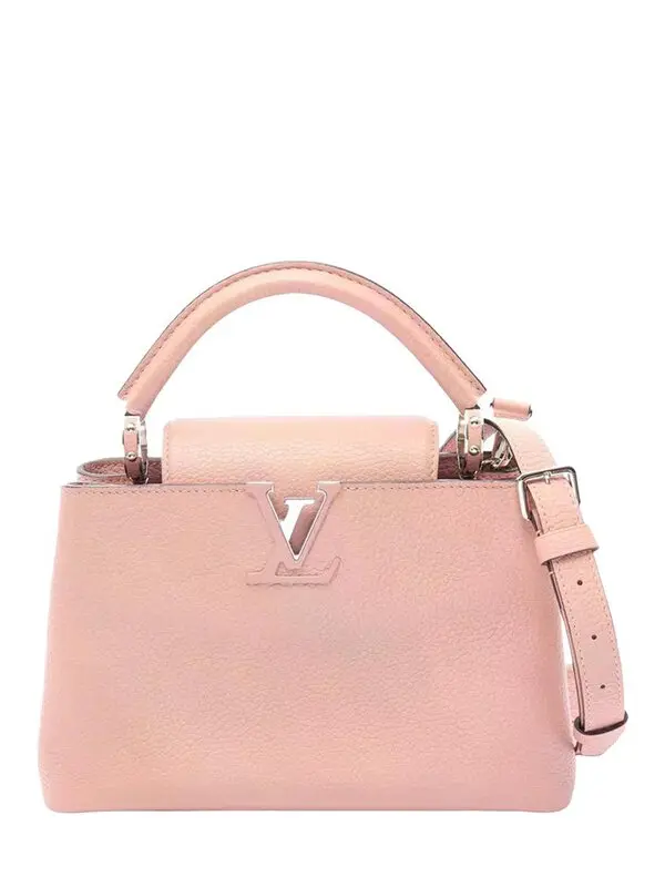 LOUIS VUITTON Capucines Pm Satchel - Pink