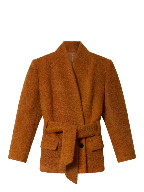 Isabel Marant Étoile Syndra Bouclé Jacket - Brown