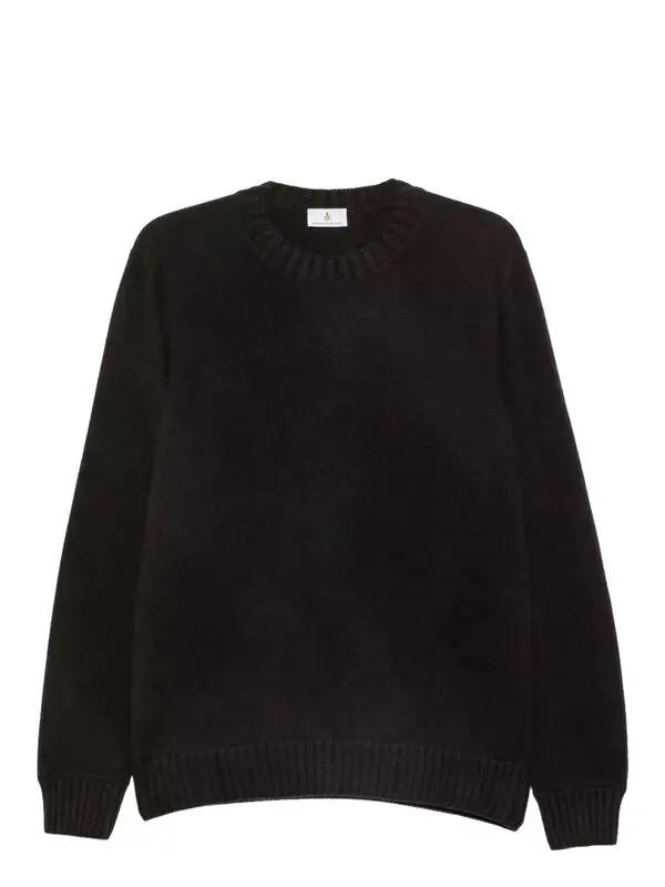 MAGAZZINO RICAMBI Ribbed-trim Sweater - Brown