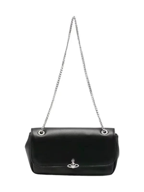 VIVIENNE WESTWOOD Orb Plaque Crossbody Bag - Black