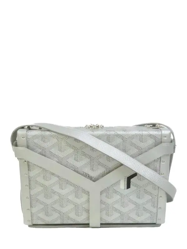 Goyard Minaudiere Trunk Shoulder Bag - Silver
