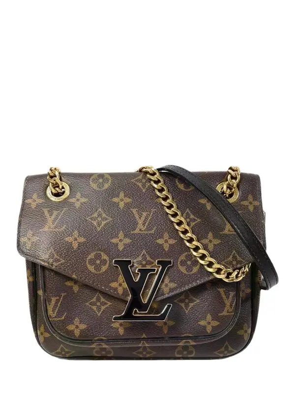 LOUIS VUITTON Passy Monogram Shoulder Bag - Brown
