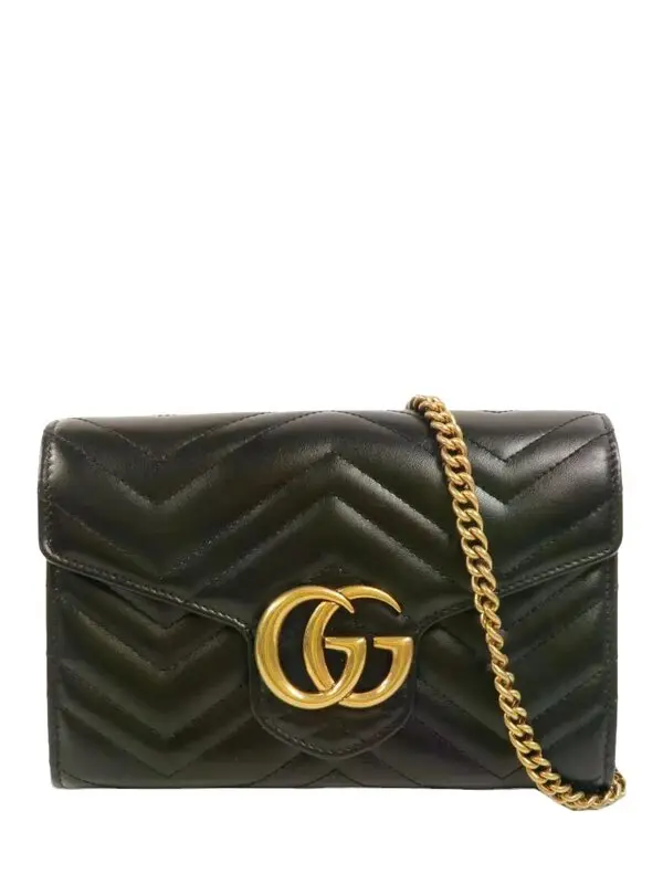 Gucci Gg Marmont Shoulder Bag - Black