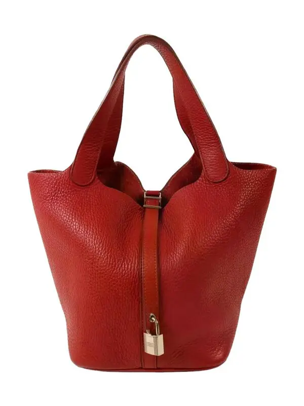 Hermès 2014 Mm Picotin Tote Bag - Red