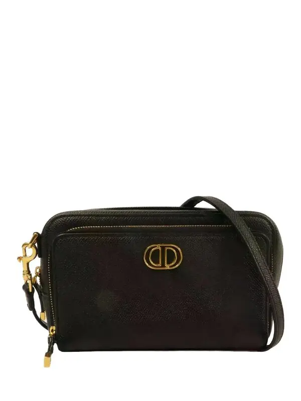Dior Logo Shoulder Bag - Black