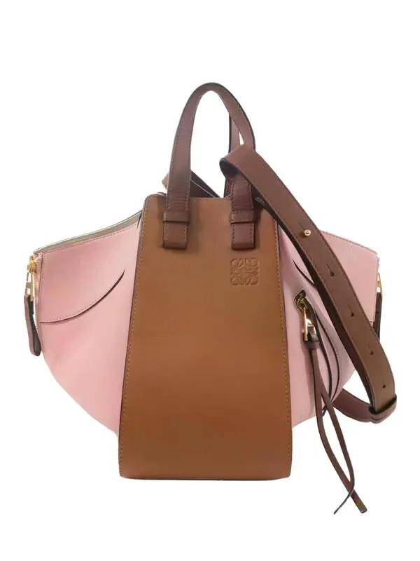 Loewe Small Hammock Leather Shoulder Bag - Brown