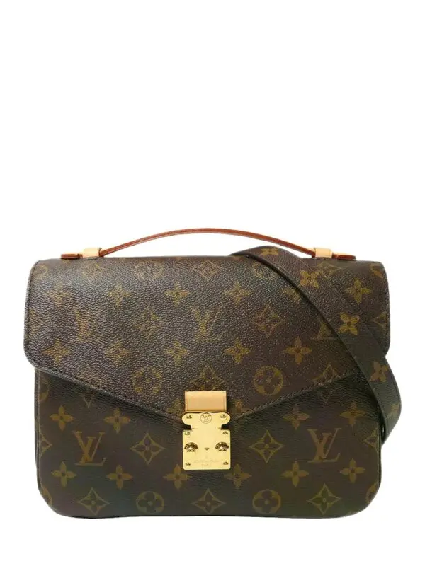 LOUIS VUITTON Monogram Pochette Metis Shoulder Bag - Brown