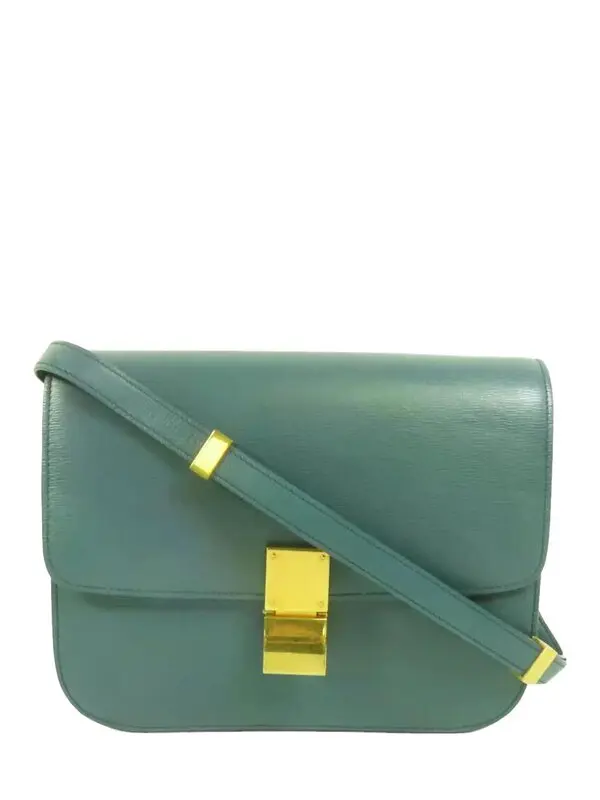 Celine Classic Box Shoulder Bag - Blue