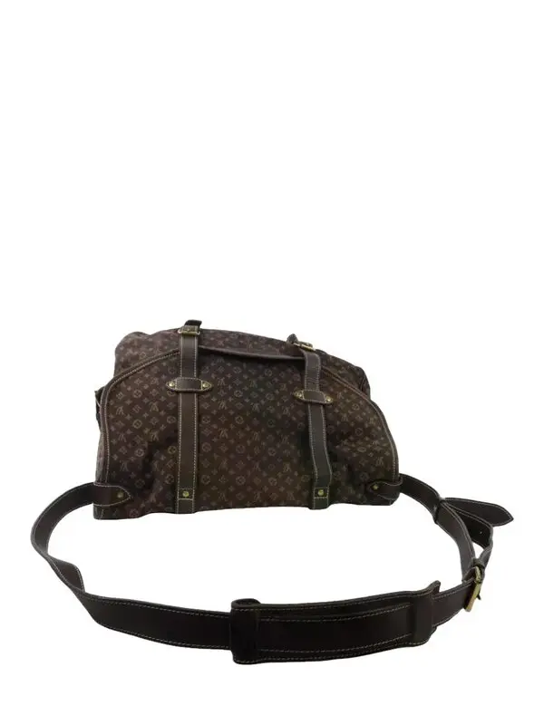 LOUIS VUITTON Monogram Mini Lin Saumur Shoulder Bag - Brown