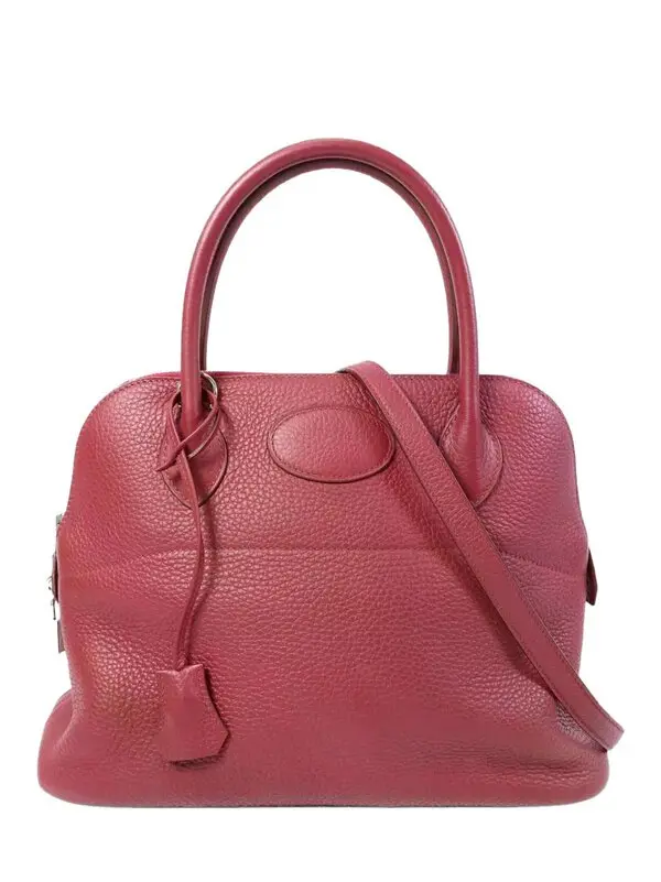 Hermès 31 Bolide Tote Bag - Red