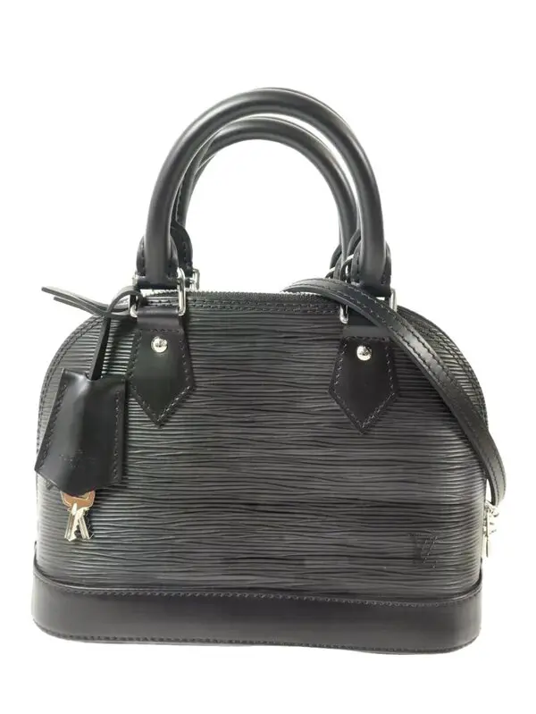 LOUIS VUITTON Epi Leather Bb Alma Tote Bag - Black