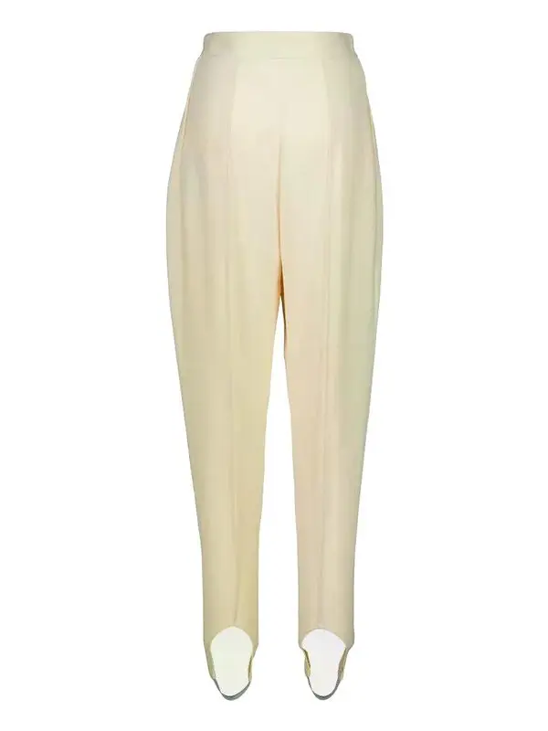 Stella McCartney Tapered-fit Stirrup Trousers - Neutrals