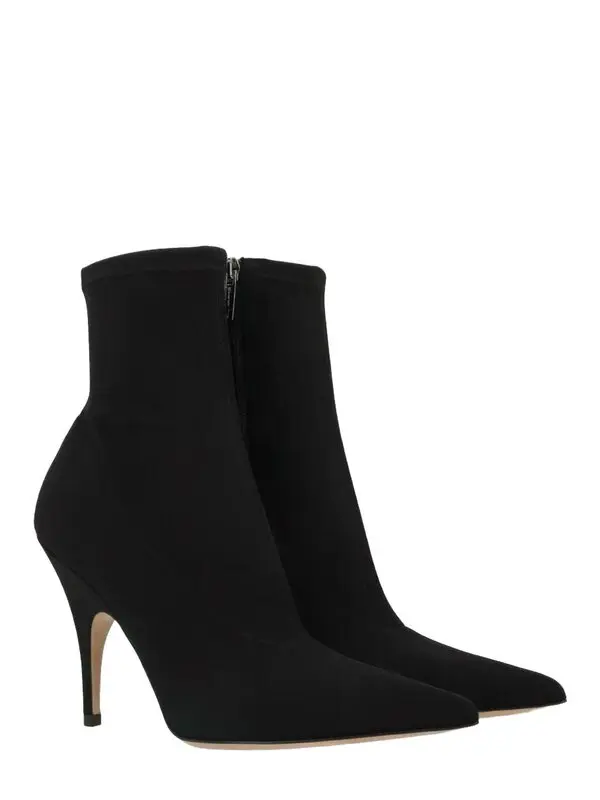 GIANVITO ROSSI Osaka Pointed-toe Ankle Boots - Black