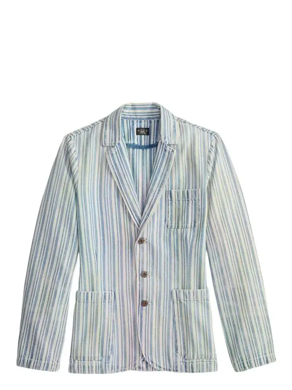 Ralph Lauren Striped Blazer - Blue