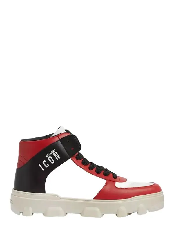 Dsquared2 Icon High-top Sneakers - Red