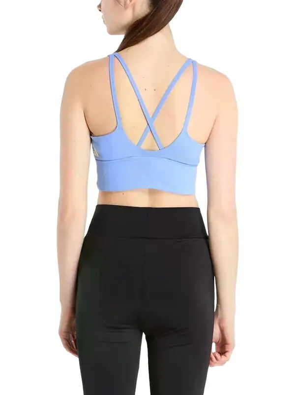 Adidas Criss-cross Back Sports Bra - Blue