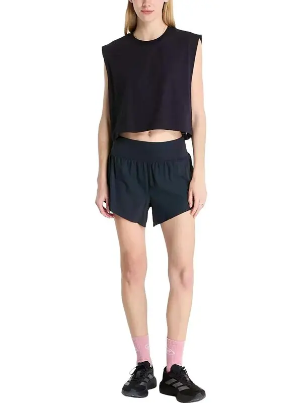 CIELE Ortank Cropped Tank Top - Black