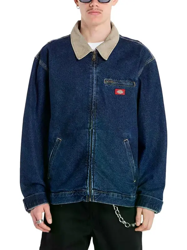 Dickies Corduroy-collar Denim Jacket - Blue