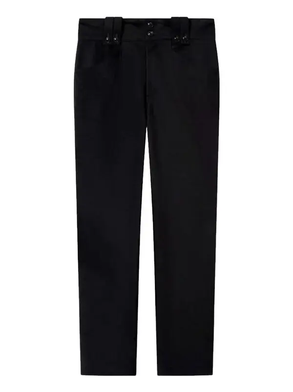 Isabel Marant Étoile Birdy Cotton Twill Skinny Fit Pants - Black