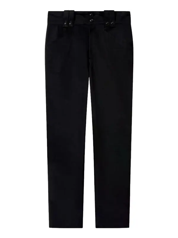 Isabel Marant Étoile Birdy Cotton Twill Skinny Fit Pants - Black