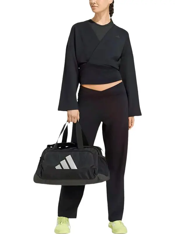 Adidas Motion Essentials Crossover Waistband Trousers - Black