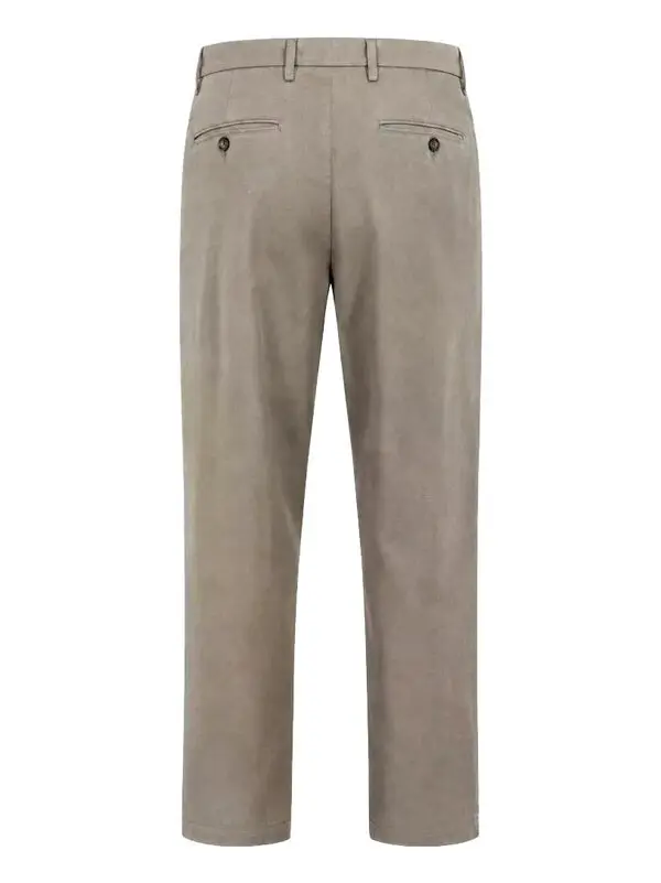 RE-HASH Slim-fit Pleated Trousers - Neutrals