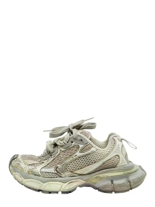 Balenciaga 3xl Lace-up Sneakers - Silver