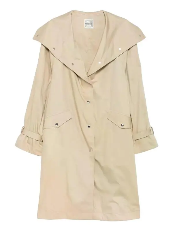 TOTEME Oversized Trench Coat - Neutrals