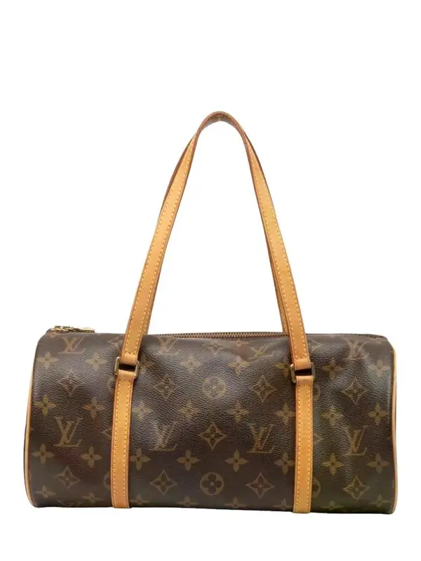 LOUIS VUITTON 2004 Monogram Papillon 30 Handbag - Brown