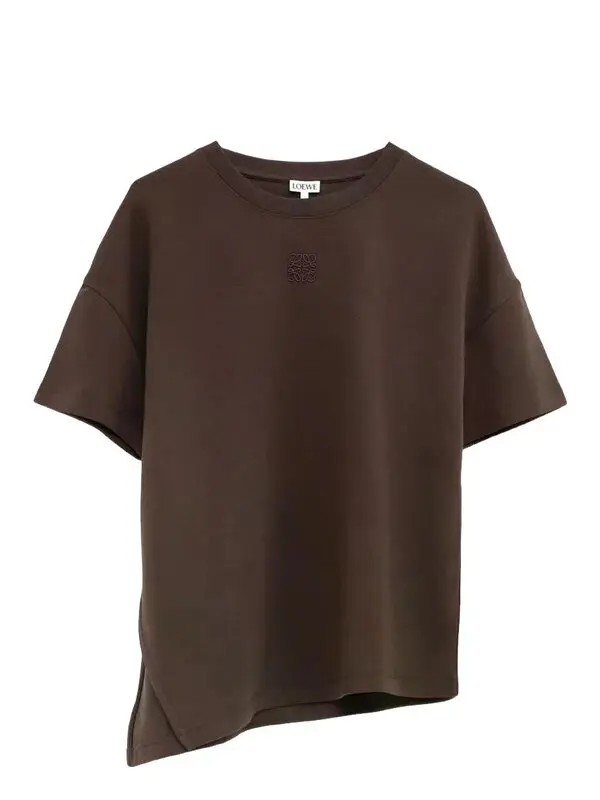 Loewe Asymmetric T-shirt - Brown